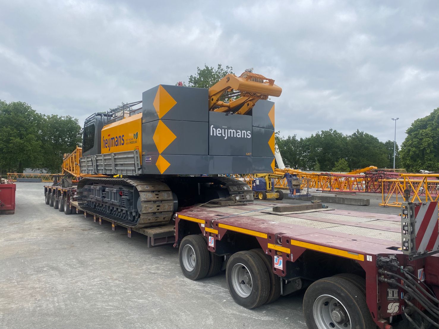 PV-E Crane EC80 na onderhoud naar volgend project